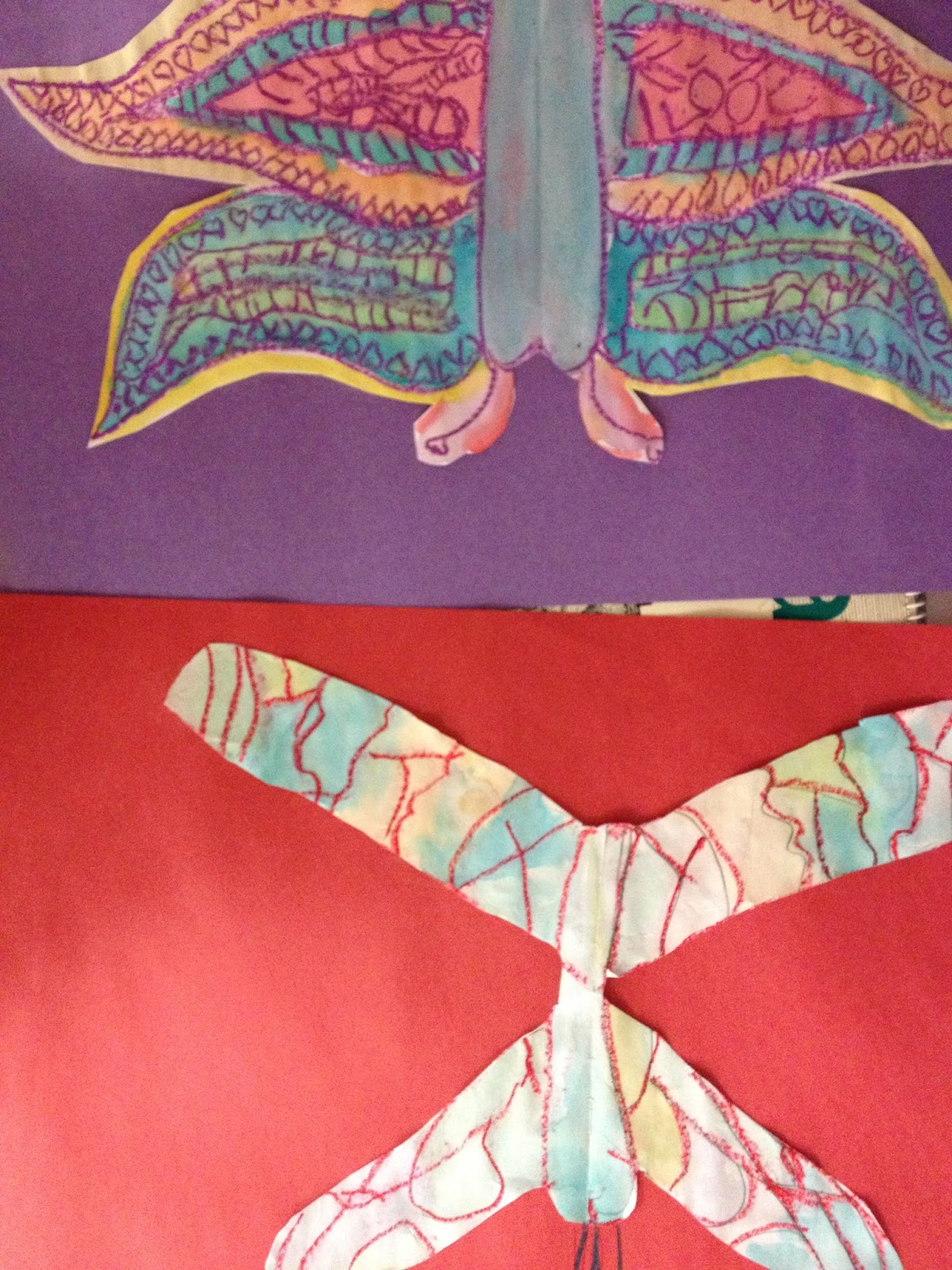 Color Me Michelle: 2nd Grade - Formal Balance/Symmetry Butterflies